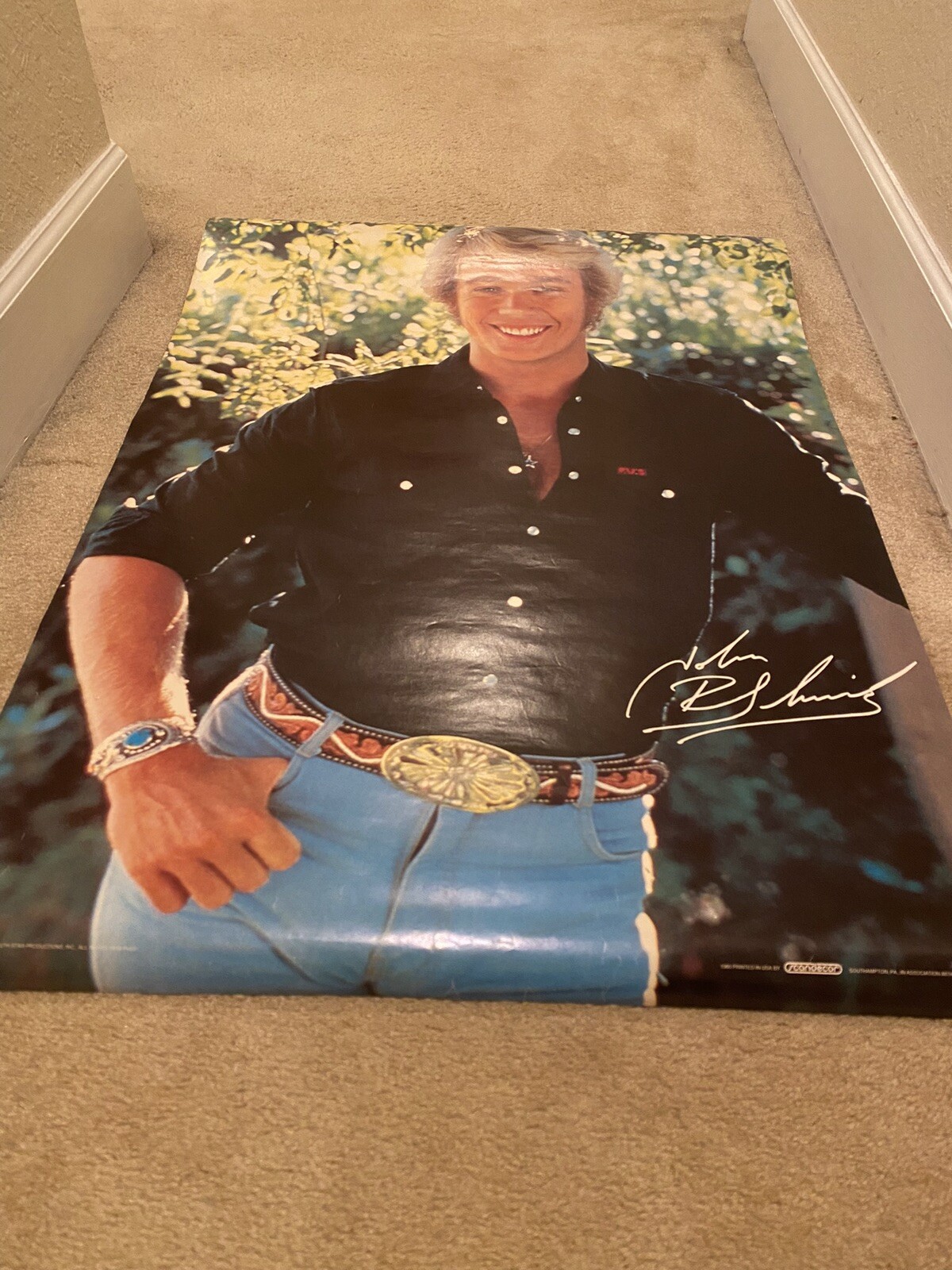 John Schneider Bo Dukes of hazzard original vintage poster RARE | eBay