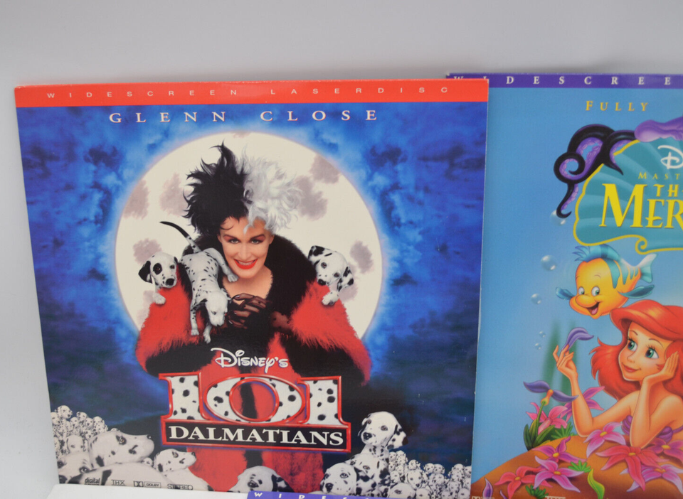 Lot of 3 disney laserdisc movies the little mermaid Hercules 101 ...