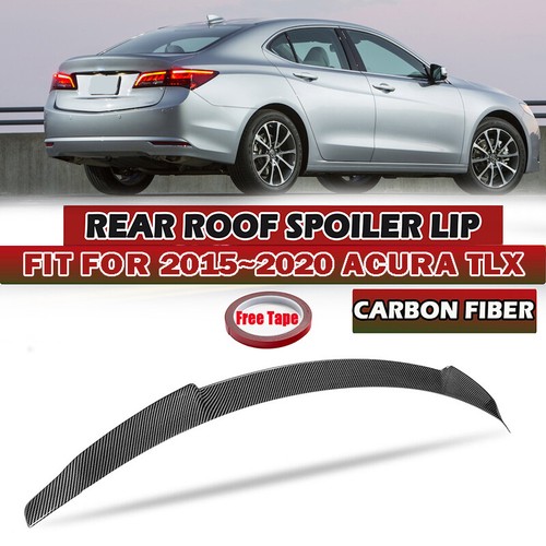 For 2015-2020 Acura TLX Rear Trunk Lid Spoiler Duckbill Wing Lip Carbon ...
