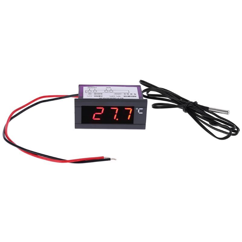 Digital Embedded Thermo meter Refrigerator Freezer Temperature Display ...