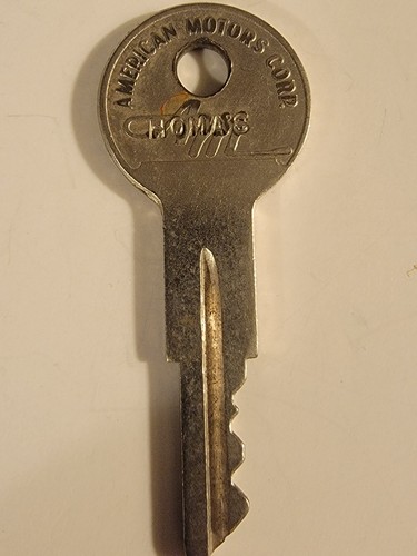 Vintage American Motors Briggs and Stratton Car Key Stamped Homa's AMC ...