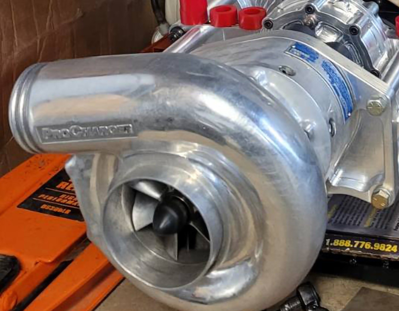 ATI Procharger F-1R Supercharger Head Unit F-1R Satin Finish Drag Race ...