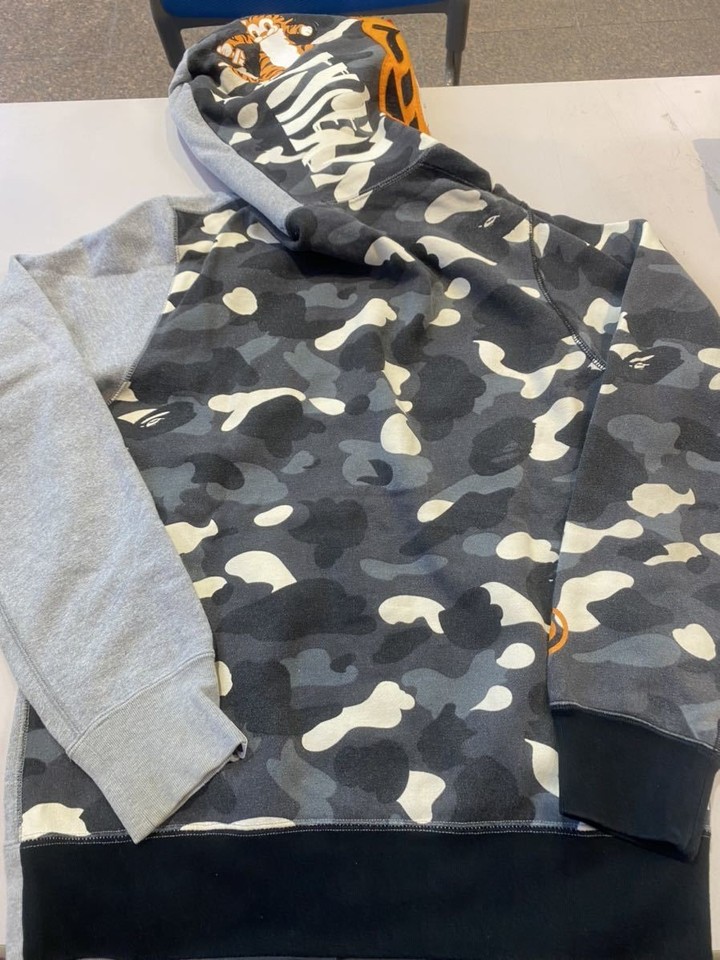 Ape Tiger Shark Hoodie Phosphorescent M No.aj1157 | eBay
