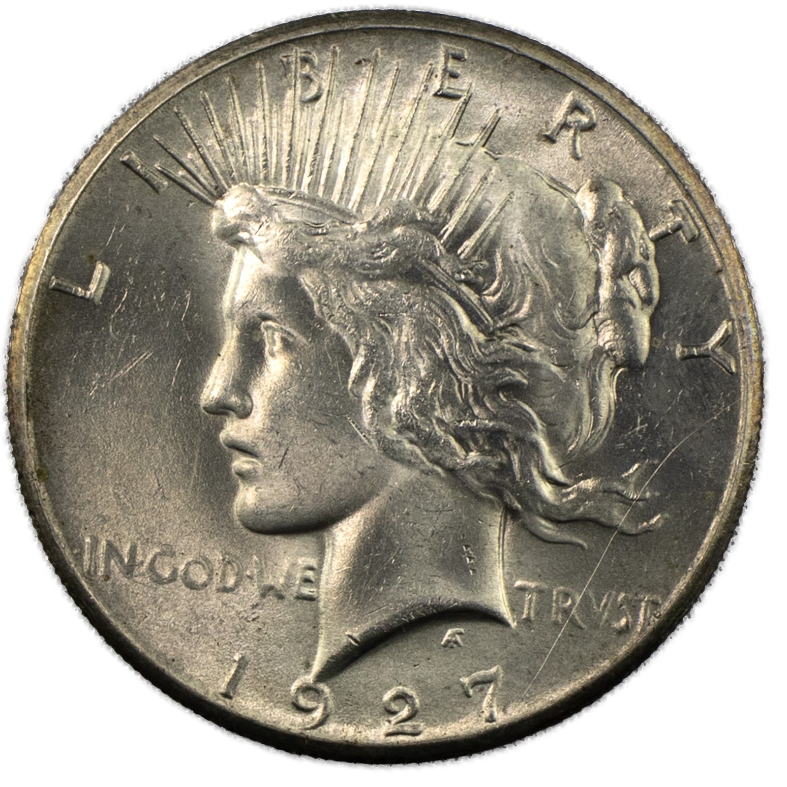 1927-P Philadelphia Peace Silver Dollar $1 Superb Brilliant ...