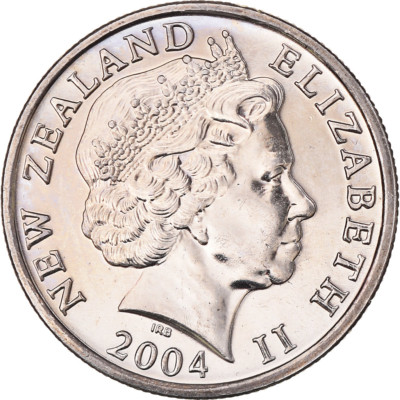 New Zealand 5 Cents Coin | Queen Elizabeth II | Tuatara Lizard | 1999 ...
