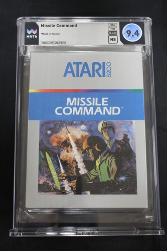 Atari 5200 New Sealed Missile Command Video Game (1982) WATA 9.6 | eBay