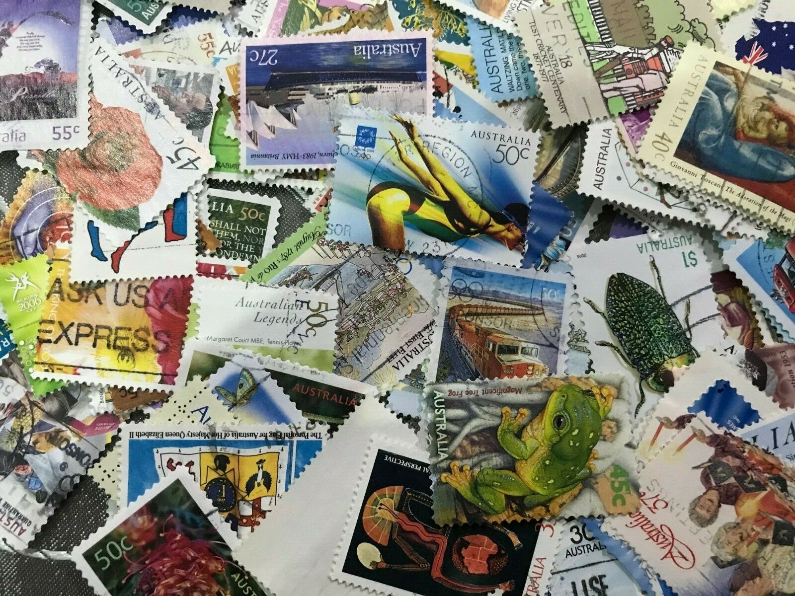 Kiloware 1000 Used Australian OFF paper stamps BULK to 2017 Minimal ...