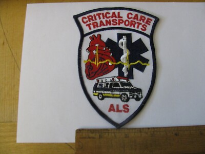 Critical Care Transports Columbus Ohio EMS EMT PARAMEDIC Patch Iron On ...