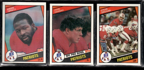 New England Patriots 1984 Topps 13-card Team Set Steve Grogan | eBay