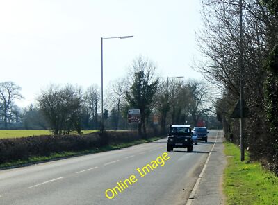 Photo 12x8 2012 : A4 about to enter Quemerford and Calne The sign ...