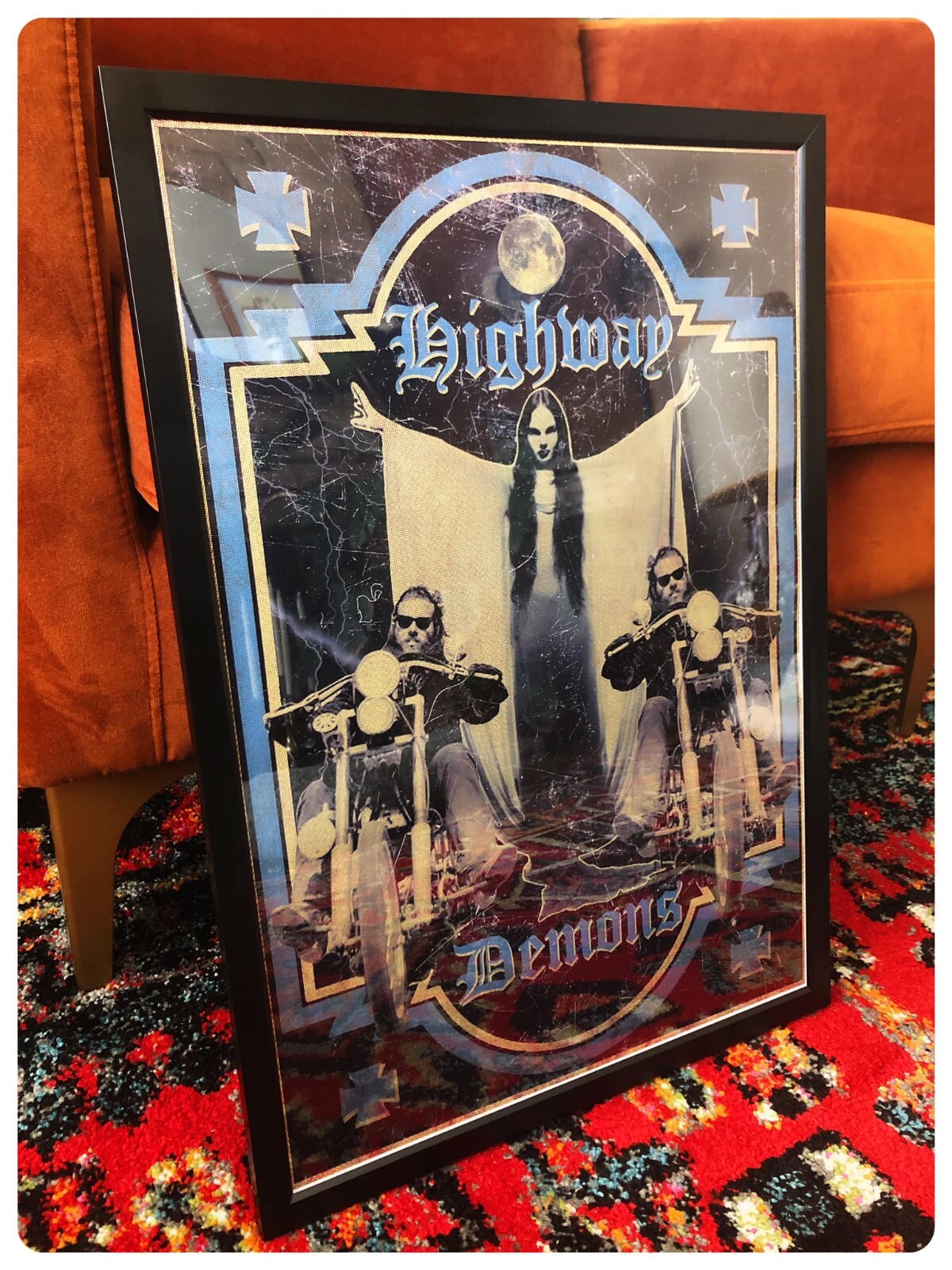 HIGHWAY DEMONS chopper babe print playboy 70s vintage biker magazine harley mann | eBay