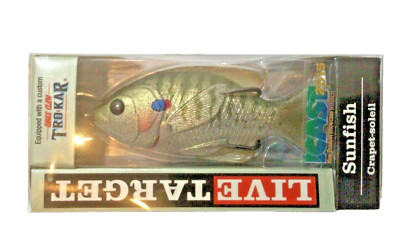 Live Target Sunfish Bluegill Hollow Body Topwater olive bluegill ...
