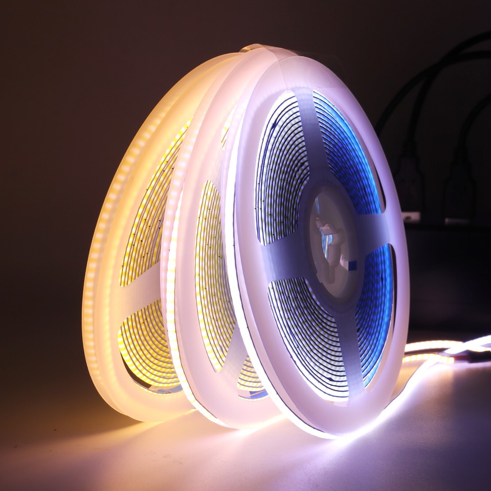 COB LED Light Strip Thin 3mm LED Strip 5V Flexible Tape Lights For Room ...