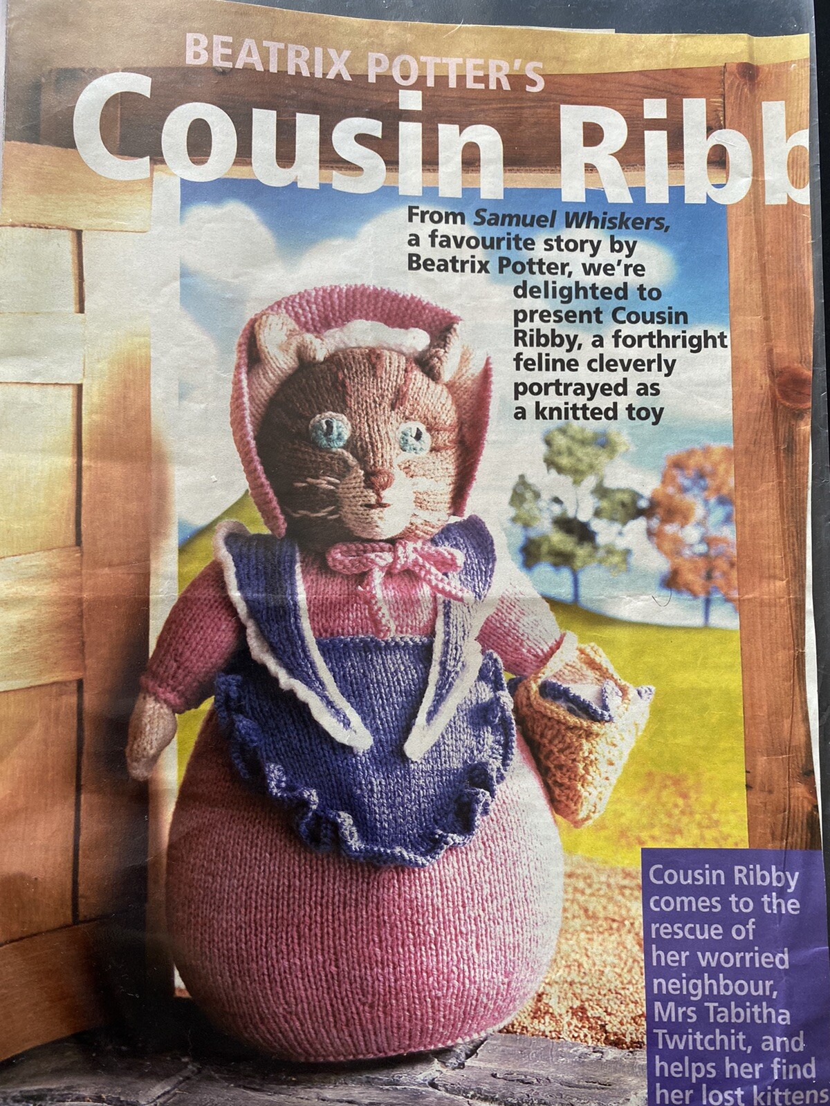 Alan Dart Beatrix Potter Toy Knitting Pattern | eBay