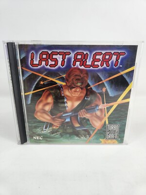 Last Alert Turbografx-16 CD Authentic W/ Case And Manual | eBay