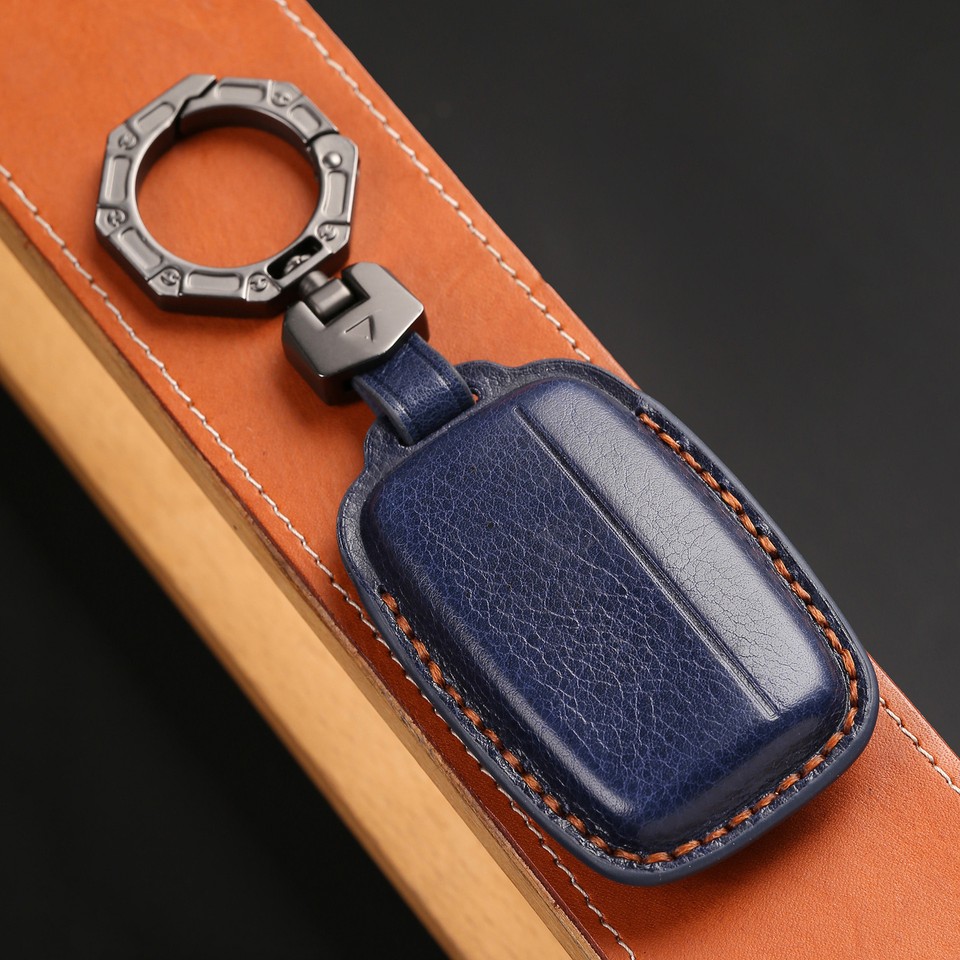 Real Leather Car Key Case Cover For Land Rover Range Rover Discovery ...