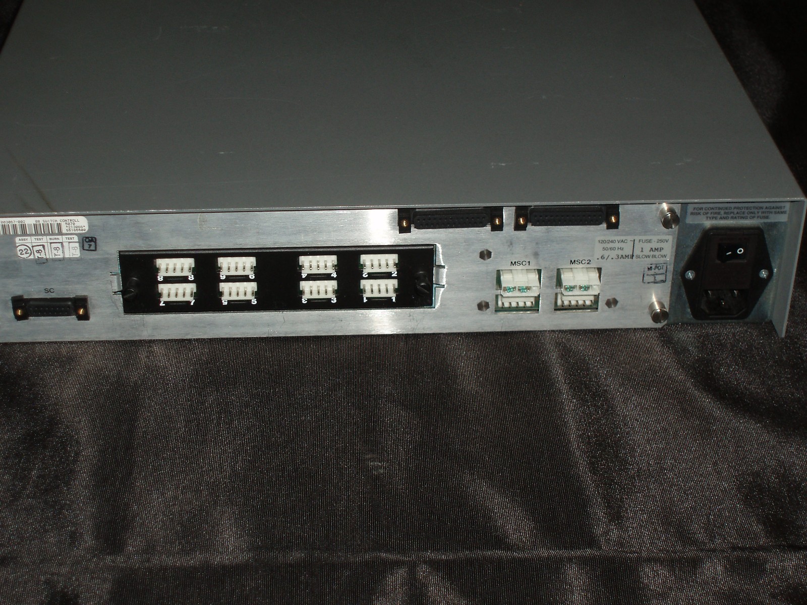 Telenex Autonex Matrix SP Switch Controller Model 5070 1003067-002 Revision 08 | eBay