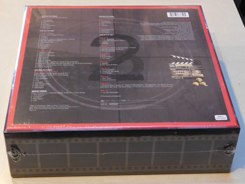 Rush Moving Pictures (40th Anniversary) [Super Deluxe 3CD/5LP/Blu-Ray] - New | eBay