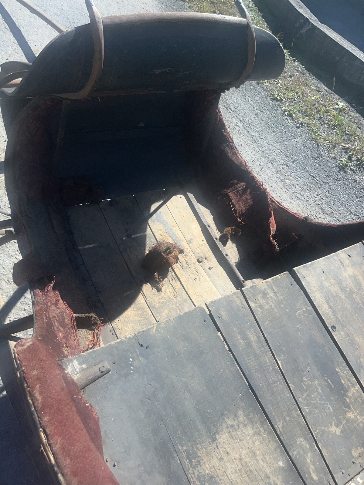 Antique Currier & Ives Albany Cutter Sleigh With Shafts | eBay