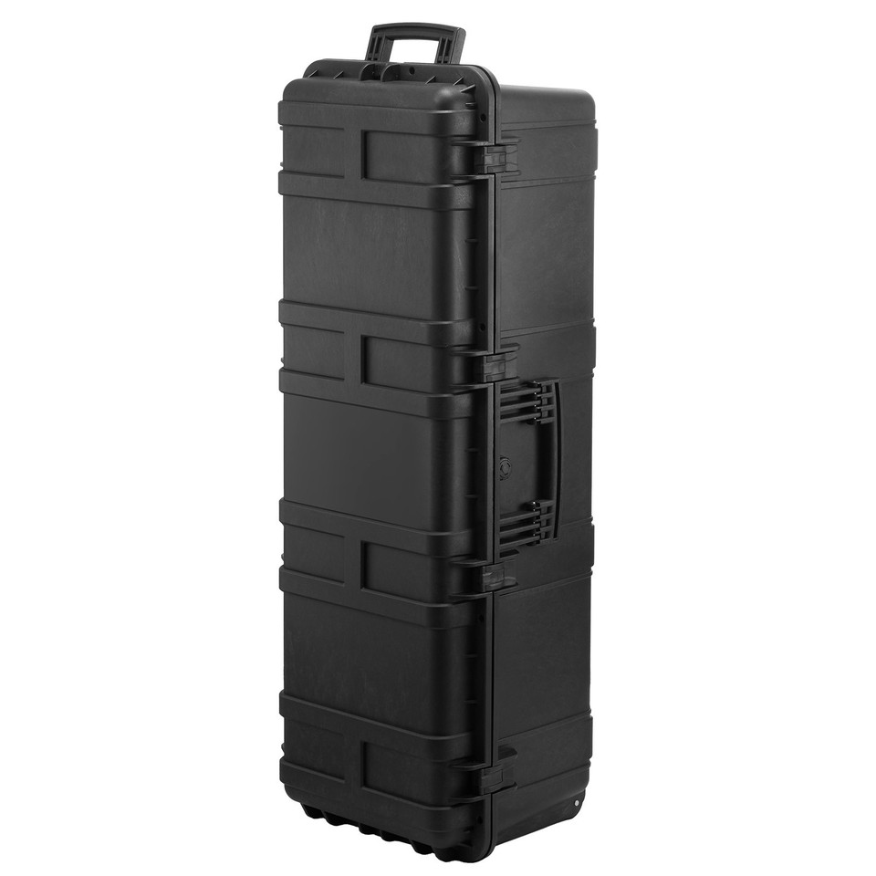 5.5 Cu.ft Weatherproof Hard Case with 3 Handles Large Capacity Case ...