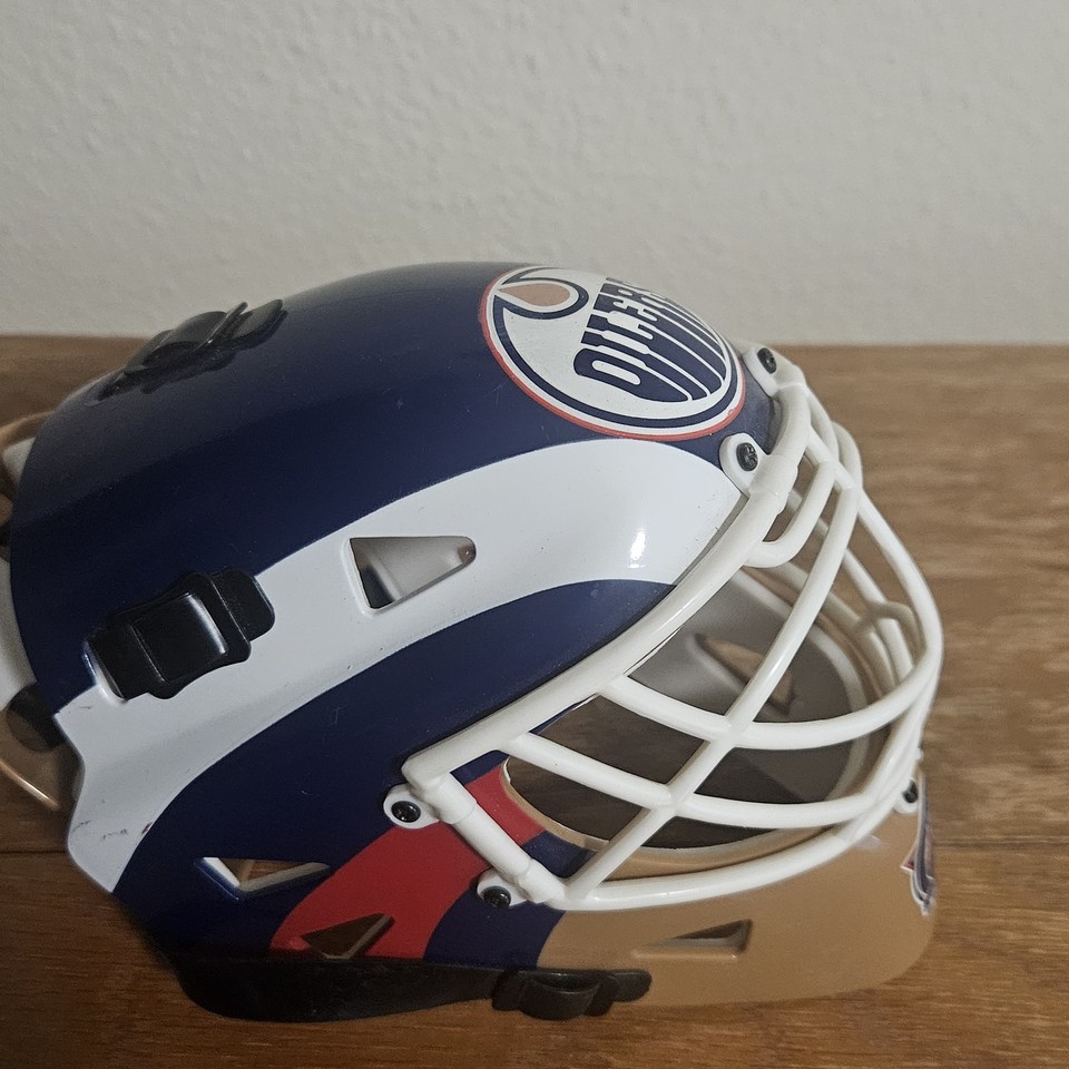 Mini NHL Edmonton Oilers Goalie Mask Collectible Unsigned | eBay