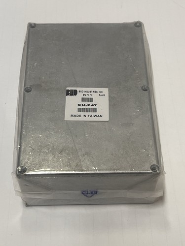 BUD INDUSTRIES - CU-247 - ENCLOSURE BOX ALUMINIUM | eBay