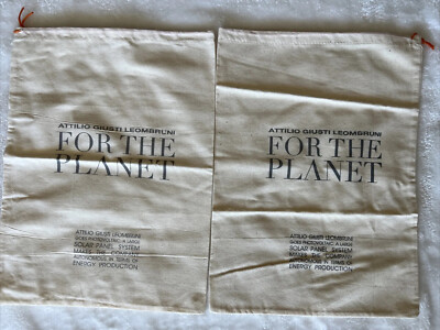 AGL Attilio Giusti Leombruni For The Planet Dust Bag Purse Shoe 10"x14 ...