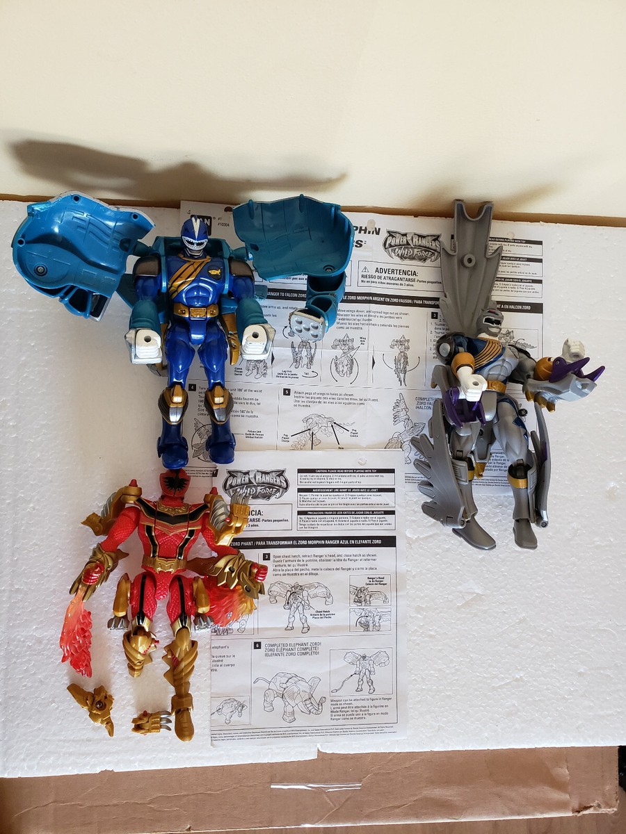 Power Rangers Wild Force Zords Power Rangers Super Legends Retrofire