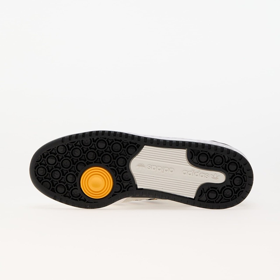 Adidas Originals Forum Low CL White Black Yellow IH7906 Casual Shoe ...