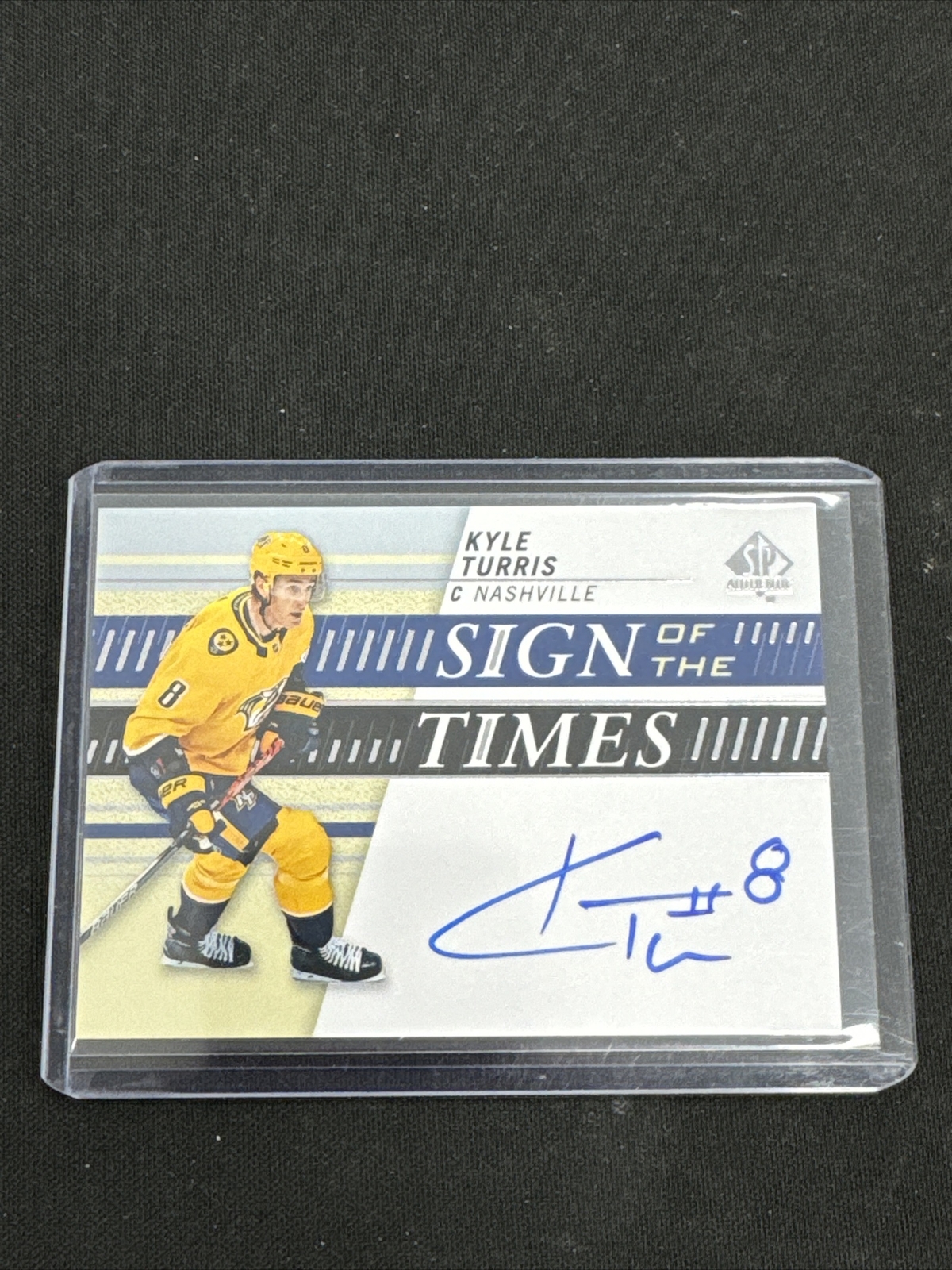 2019-20 SP Authentic Sign of the Times Kyle Turris #SOTT-TU Auto | eBay
