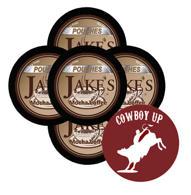 Jake's Mint Mocha Coffee Pouches 5 Cans & DC Crafts Can Cover | eBay