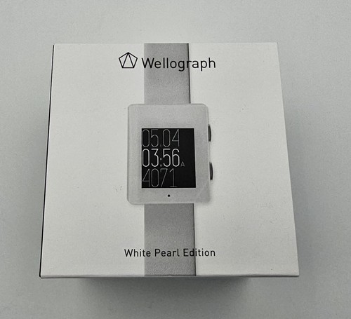 Wellograph White Pearl Fitness/Wellness Tracking Smartwatch Retail $350 ...