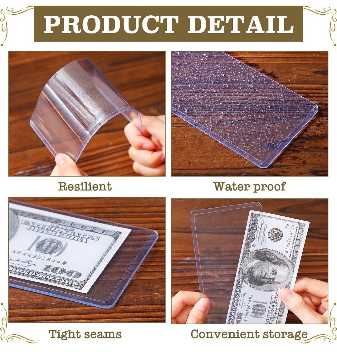 Currency Toploaders Paper Money Holder Storage US Note Bill Dollar (25 ...