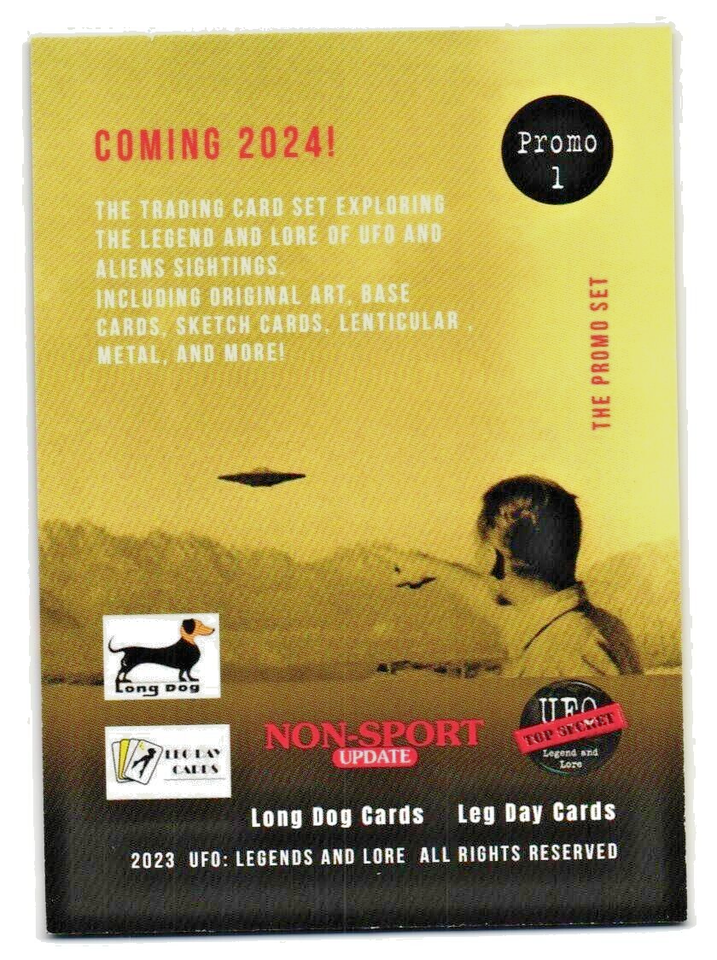 2023 UFO Legends and Lore- RRParks Cards NSU Promo 1 Card | eBay