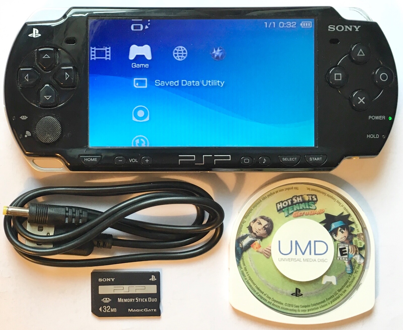 Sony PSP 2000 Black PlayStation Portable Handheld System Console - READ ...