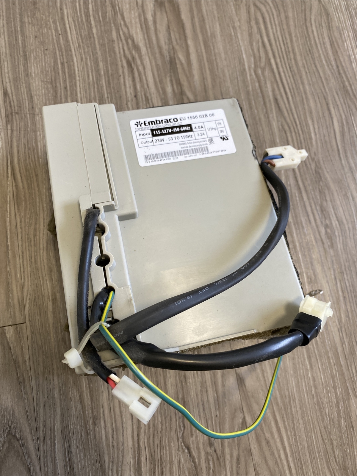 GE Refrigerator Inverter Compressor Board WR55X10504 VCC2 1556 02B 06 ...