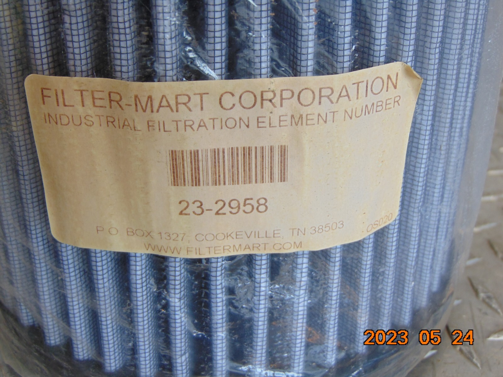 FILTERMART 23-2958 RADIAL FIN FILTER ELEMENT | eBay