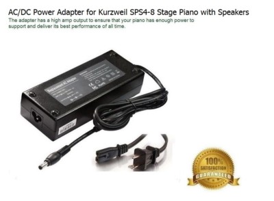AC Power Adapter for Kurzweil SPS4-8 88 Key Stage Piano with Speakers ...
