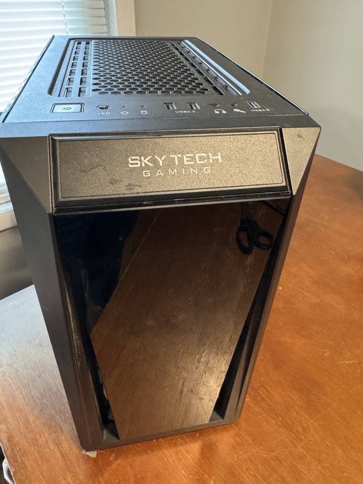 Skytech Gaming PC Case With Fans Only Untested | eBay