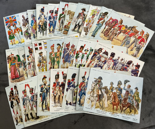 Historex lot of 29 Rousselot uniform reference cards | eBay