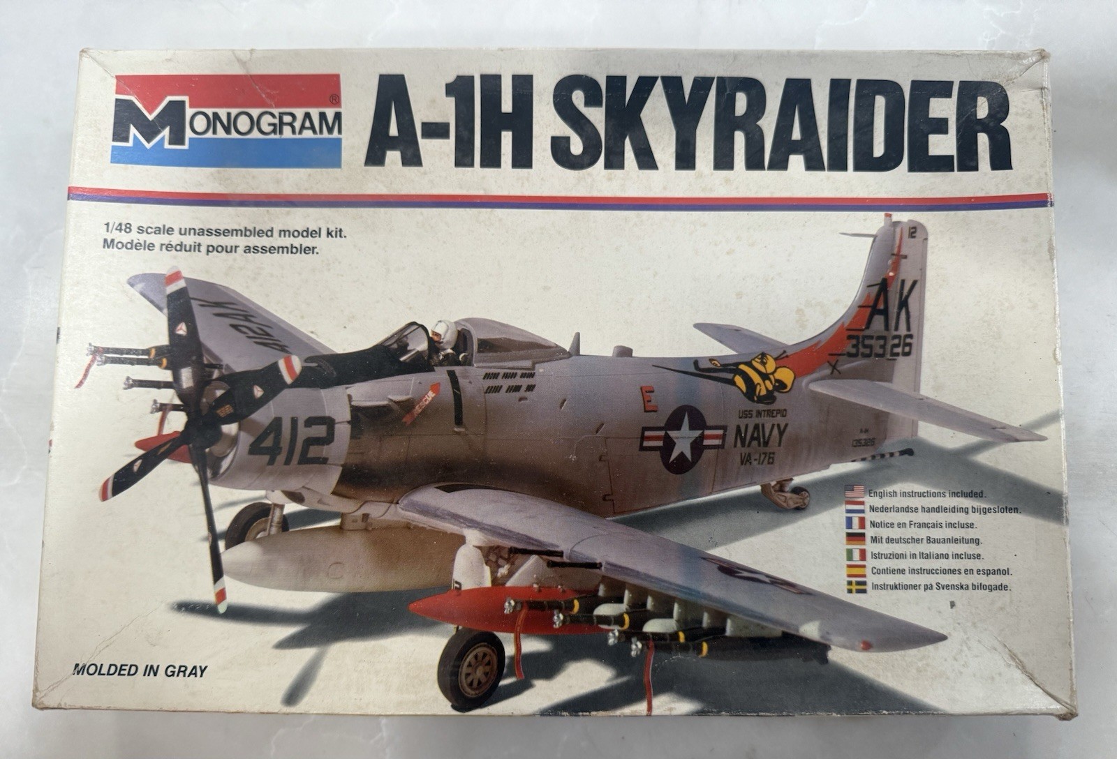 Monogram #5419 A-1H Skyraider 1:48 - FREE SHIPPING | eBay