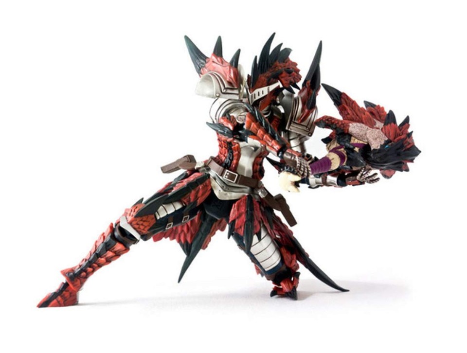 Monster Hunter 4 Fully Articulated Action Figure - Rathalos Armor ...