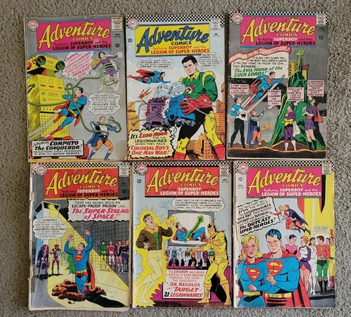 ADVENTURE COMICS 340 341 343 344 348 350 LOT RUN | eBay