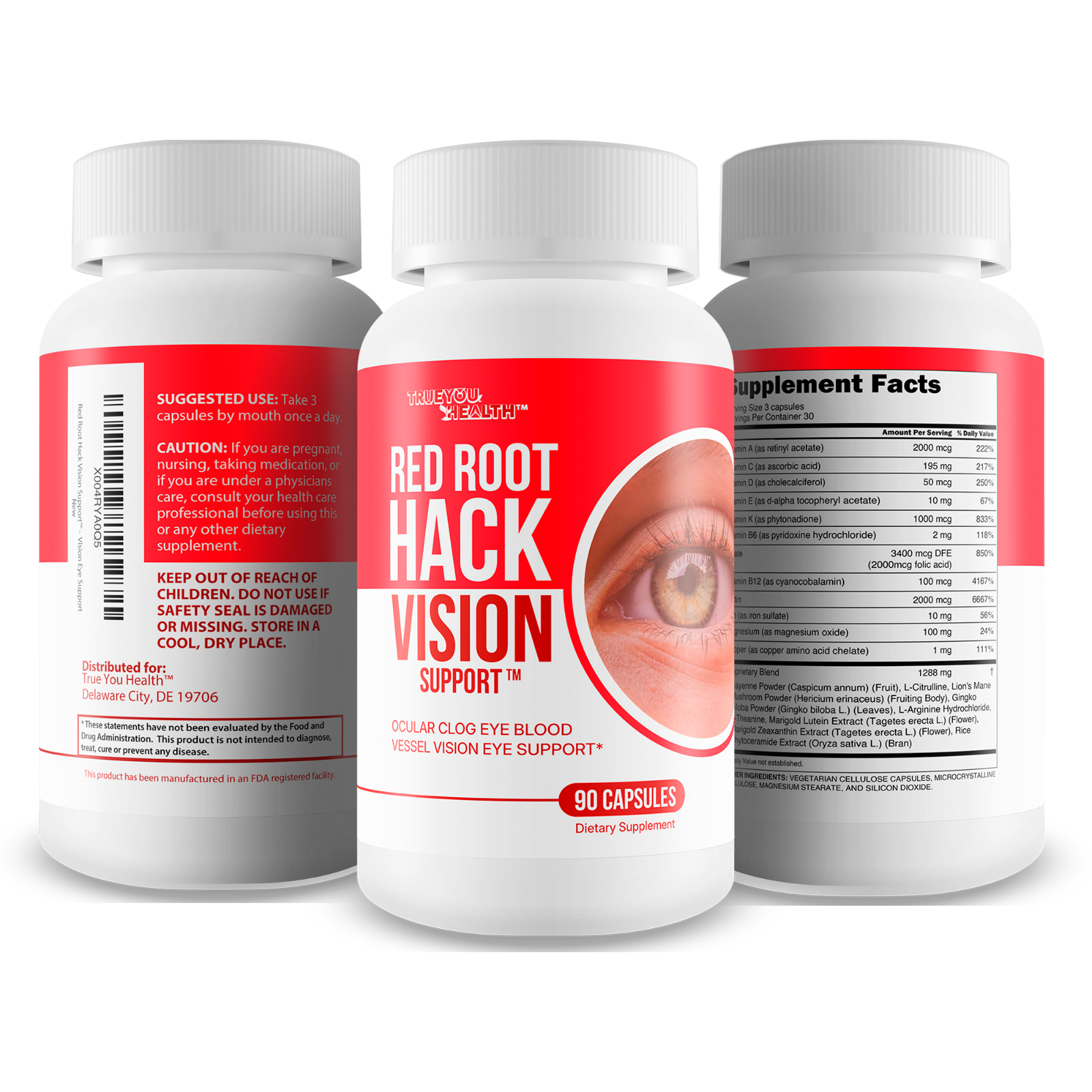 Red Root Hack Vision Supplement - Our Best Eye Pills for Ocular Clog ...