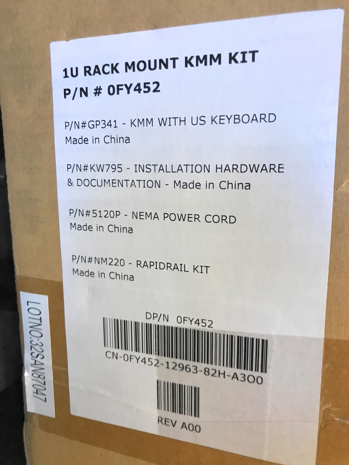 NEW Dell 1U KMM 17-inch LCD Rackmount | Grelly USA