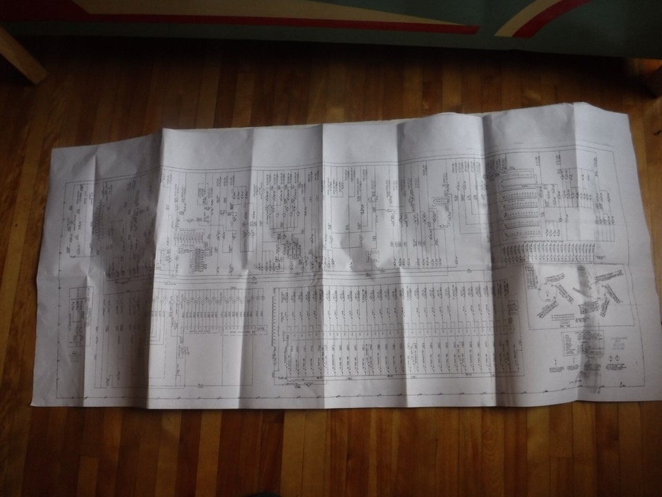 Vanguard Deluxe Arcade Game Schematic from 1958 Photocopy from the ...