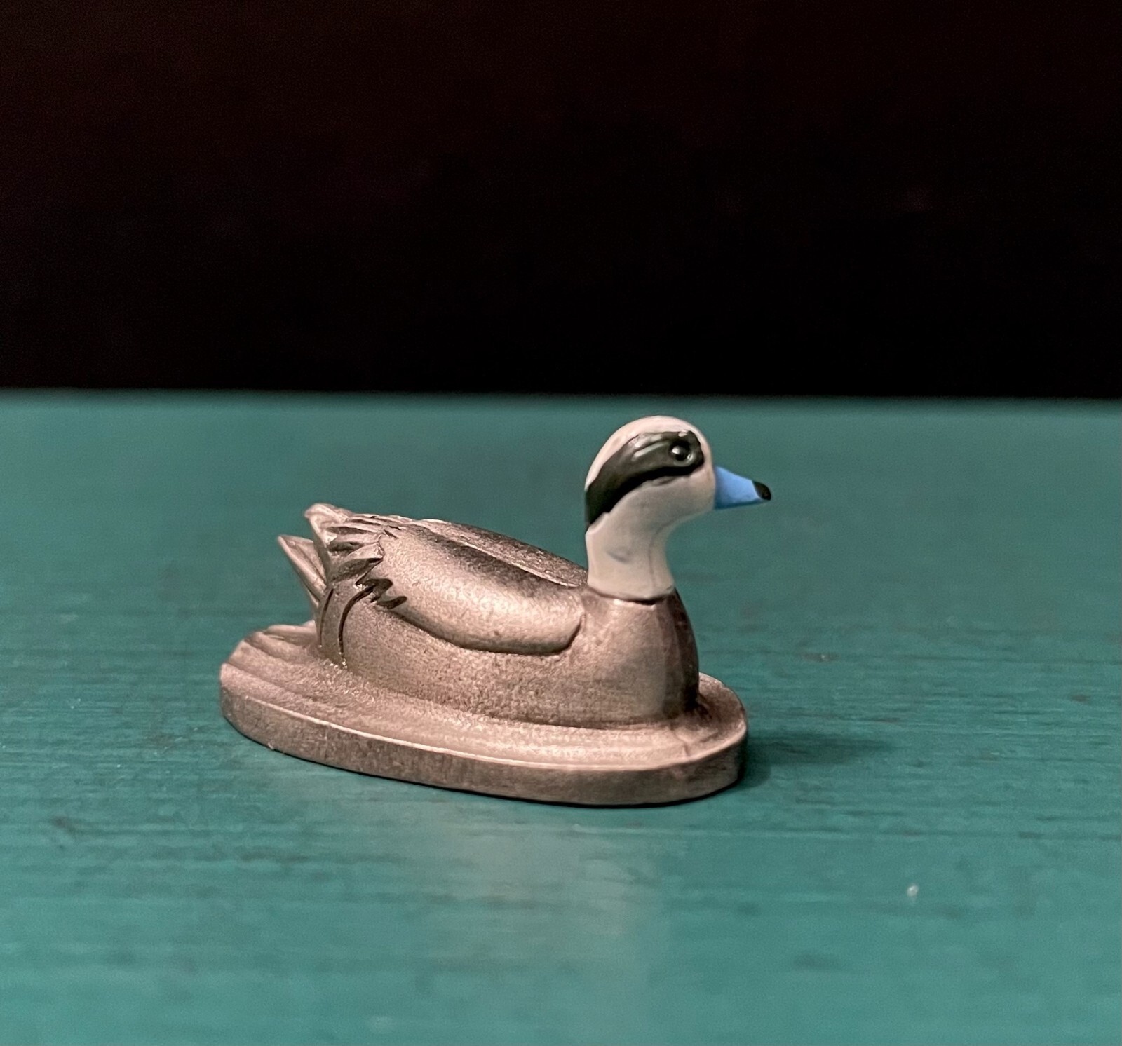 GS Lamb Pewter Blue Bill Ruddy Duck Bird Wildlife Audubon Diorama Mini ...