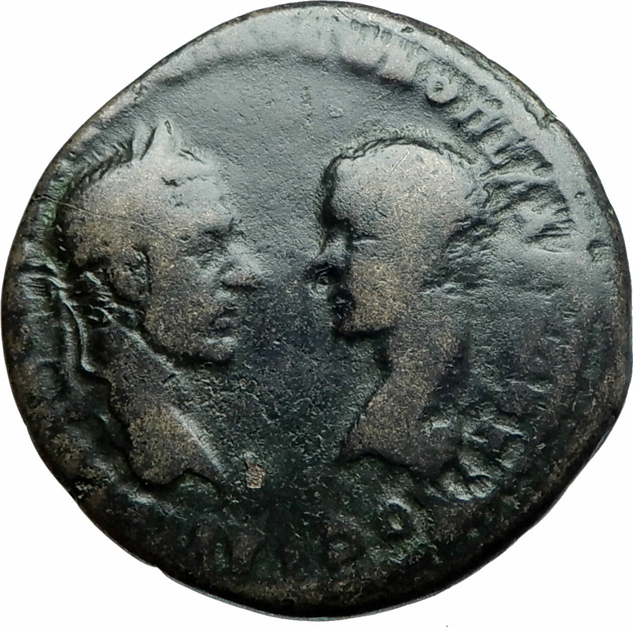 MACRINUS & SON DIADUMENIAN Ancient 217AD Marcianopolis Roman Coin HERA ...