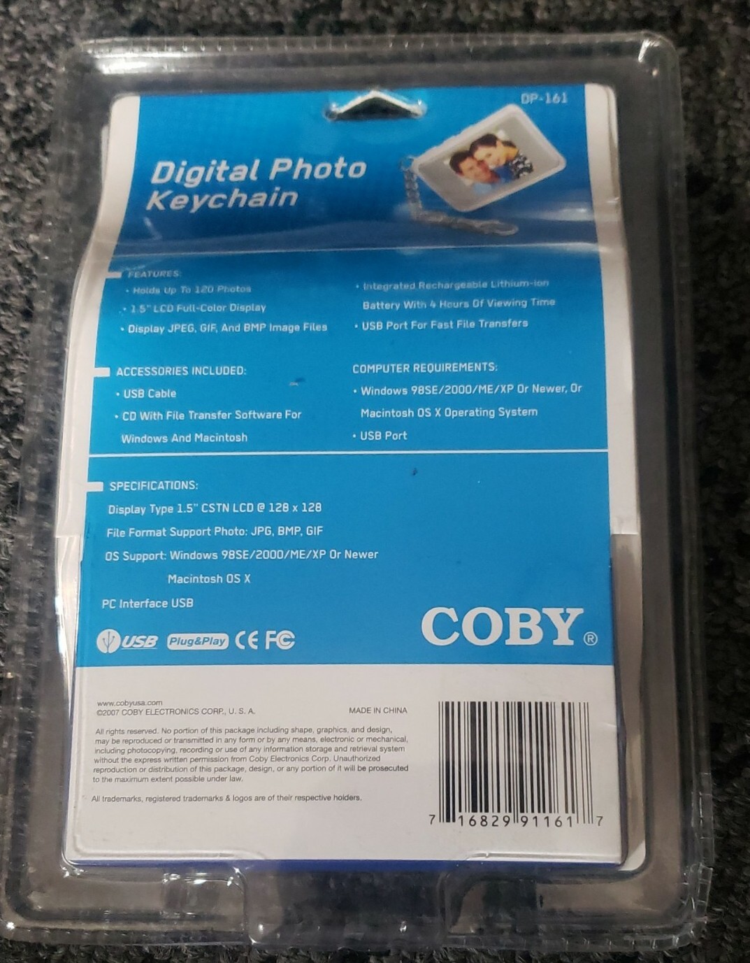 Coby DP-161 1.5" Digital Picture Keychain for sale online | eBay