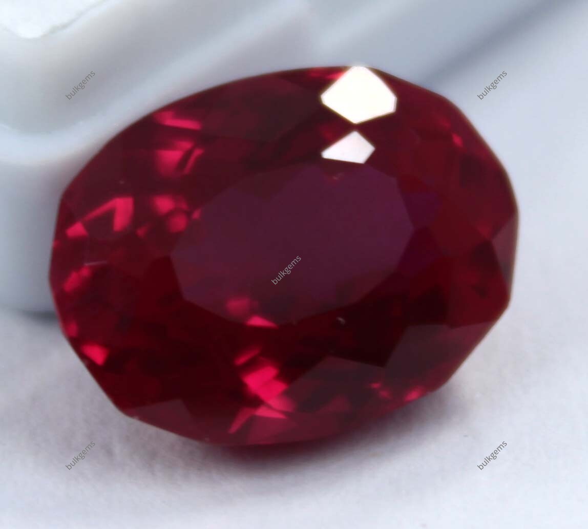 9 To 10 Ct Natural CERTIFIED Ruby Red Oval Cut Rare Loose Gemstone | eBay